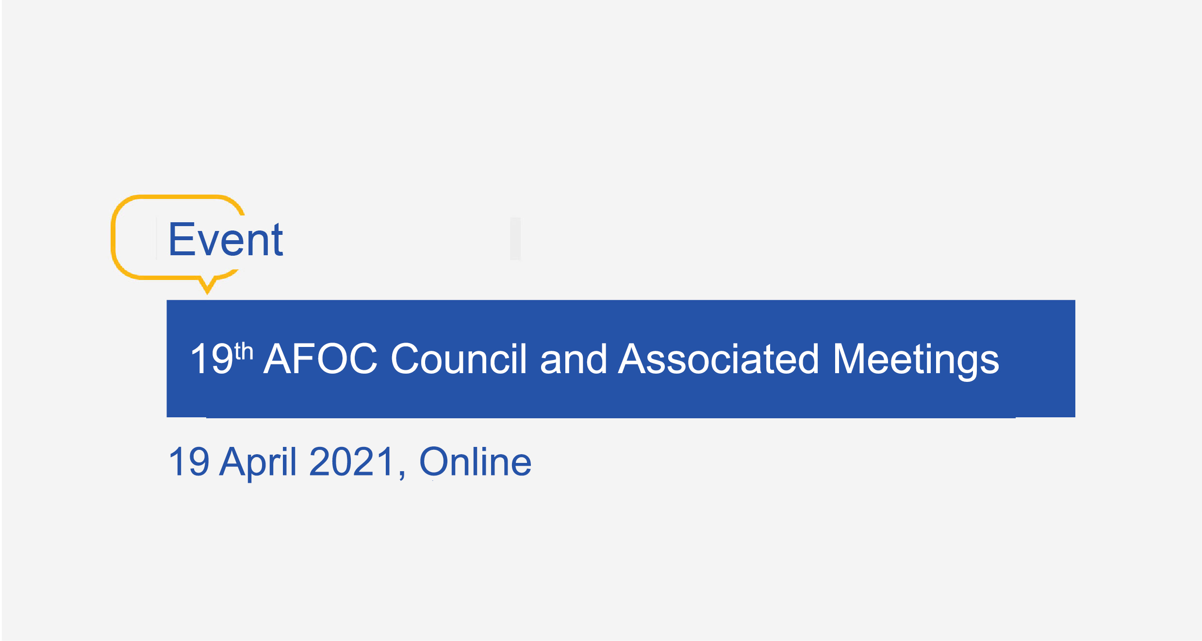 19th AFOC Council Meeting and Associated Meetings - ASEAN Centre for Energy