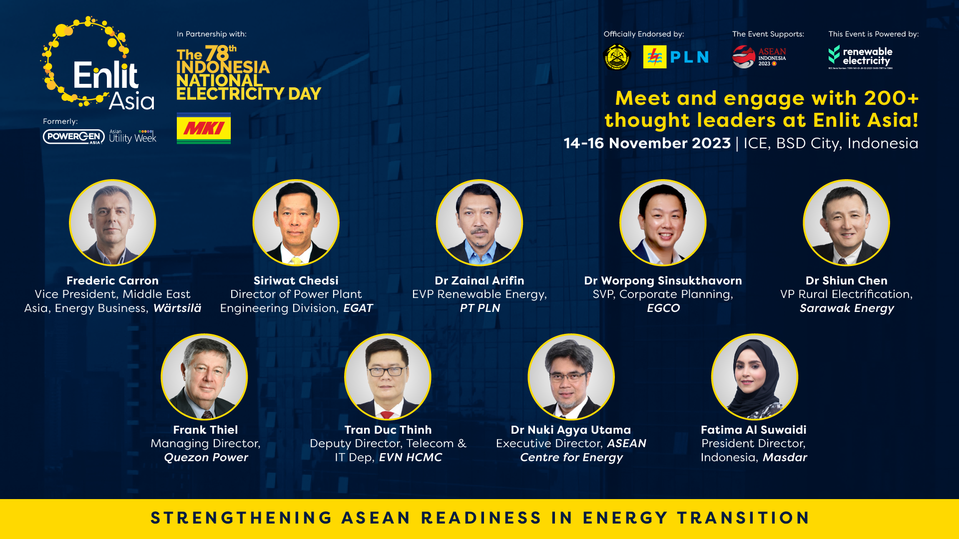 Enlit Asia 2023 - ASEAN Centre for Energy
