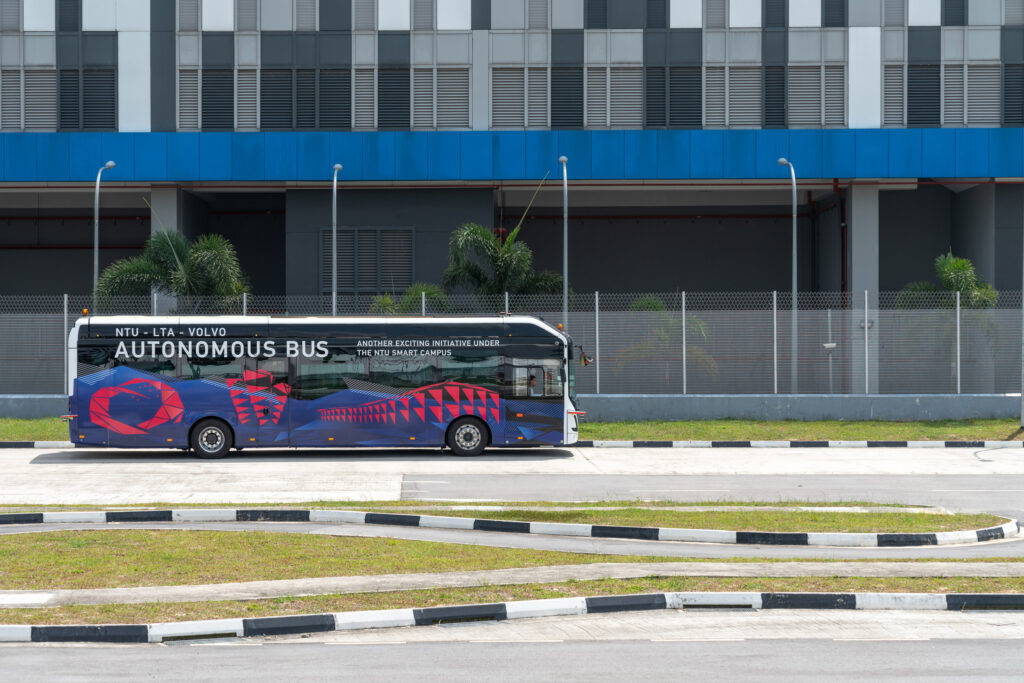 Volvo unveils "world's first" autonomous electric bus in Singapore ...