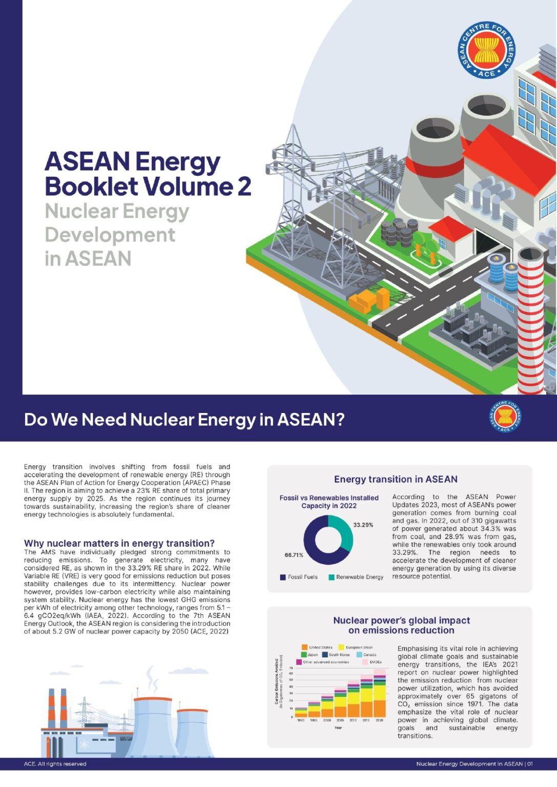 ASEAN Energy Booklet Volume 2: Nuclear Energy Development in ASEAN - ASEAN Centre for Energy