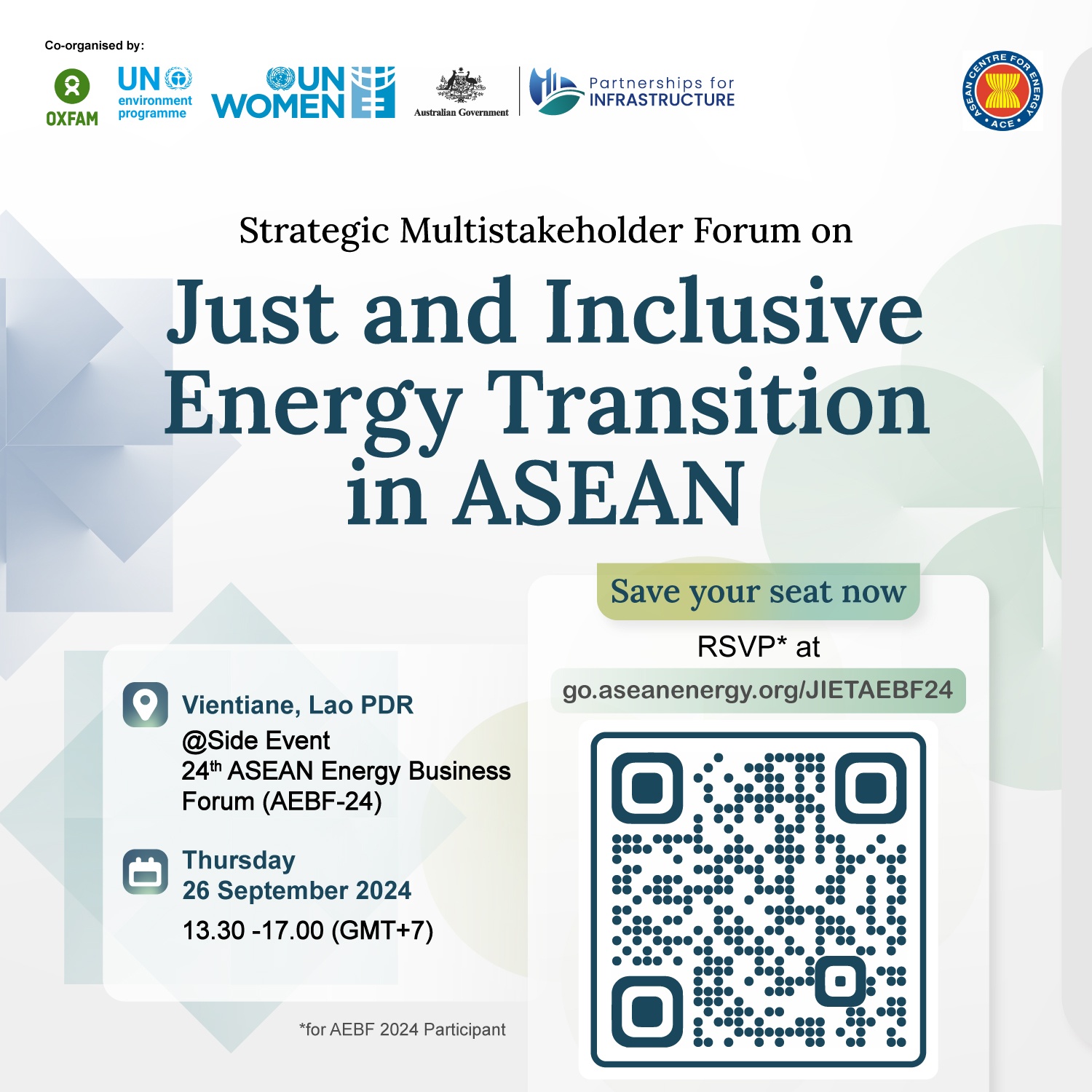 Strategic Multistakeholder Forum on Just and Inclusive Energy Transition in ASEAN - ASEAN Centre ...